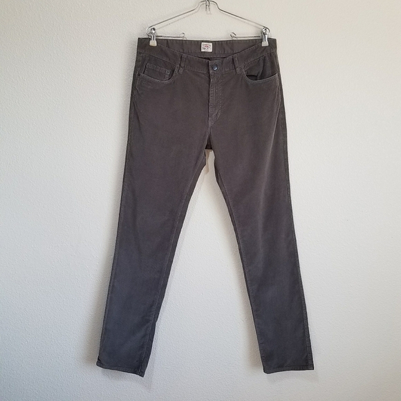 Faherty | Pants | Faherty Corduroy Pants In Rugged Grey | Poshmark